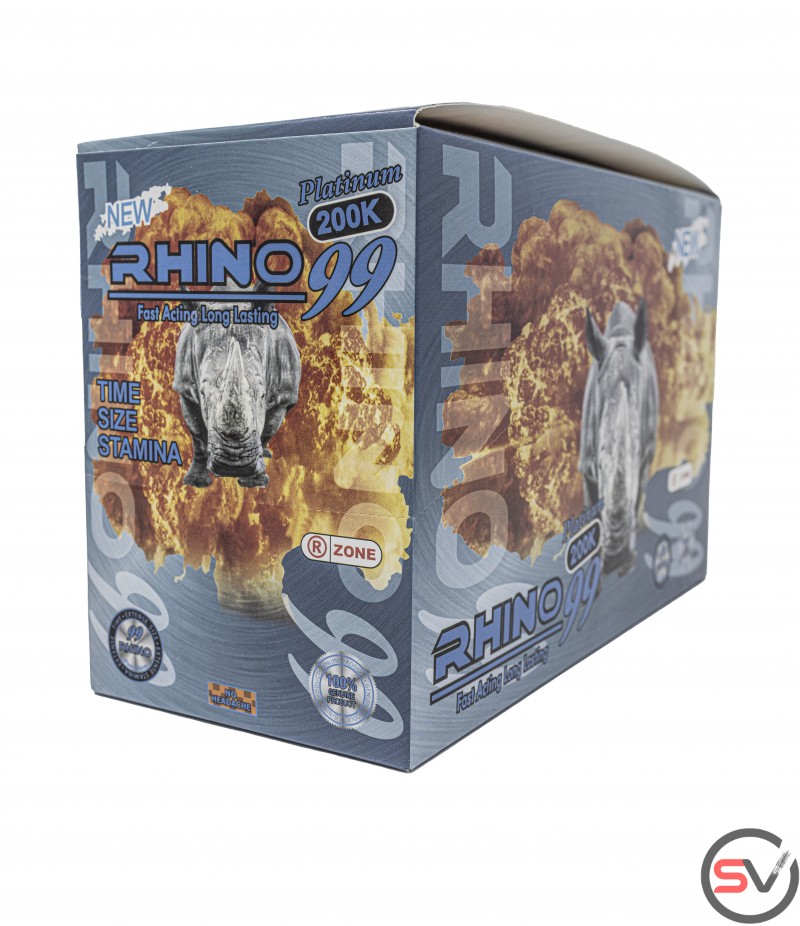 Rhino 99 Platinum 200K 1PK 24CT Rhino 99 200K Strength