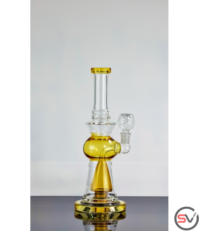 BUBBLE CONE GLASS WATER PIPE 10 Inch Bubble Cone Glass Water Pipe 10 ...
