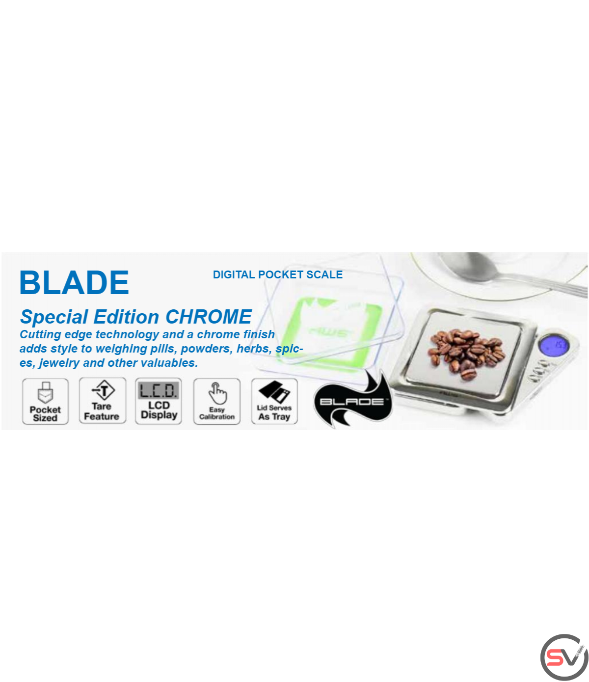 AWS Blade1kg Scale Digital Scale 1000g 1kg PrecisionScale